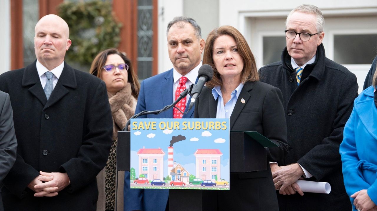 Hochul plan for denser housing near LIRR stations angers LI Republican pols - Newsday