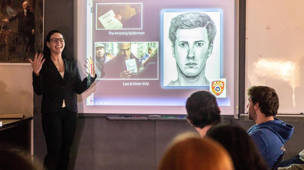 Suffolk forensic artist wows criminal justice students at Shoreham ...