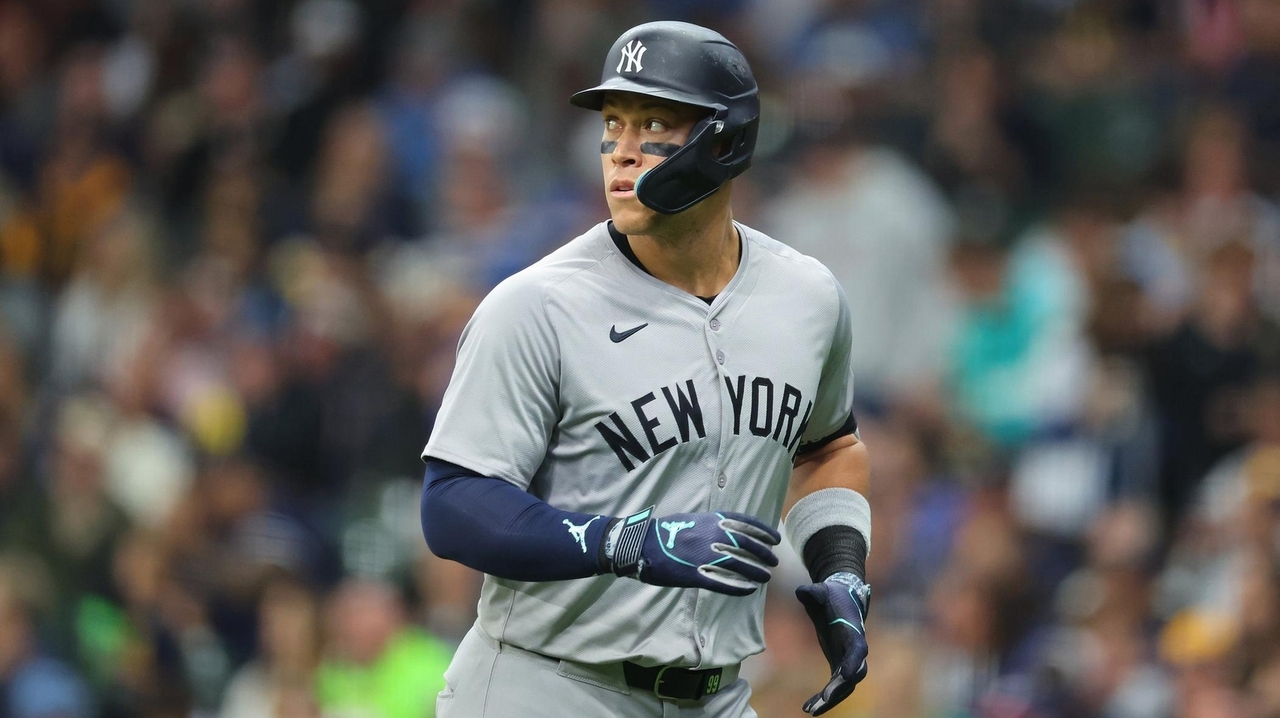 MLB umpires weigh in on Aaron Judge's controversial slide vs. Brewers ...
