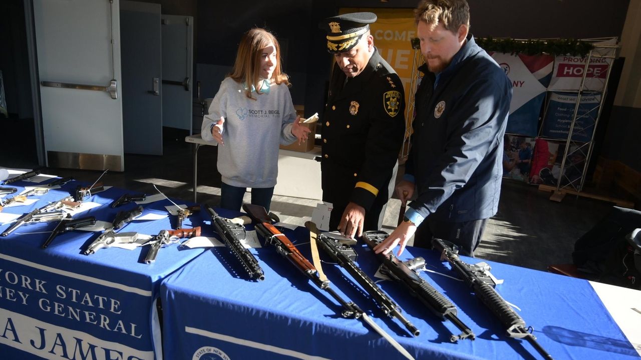 Gun buyback event in Bohemia, NY recovers 111 weapons - Newsday