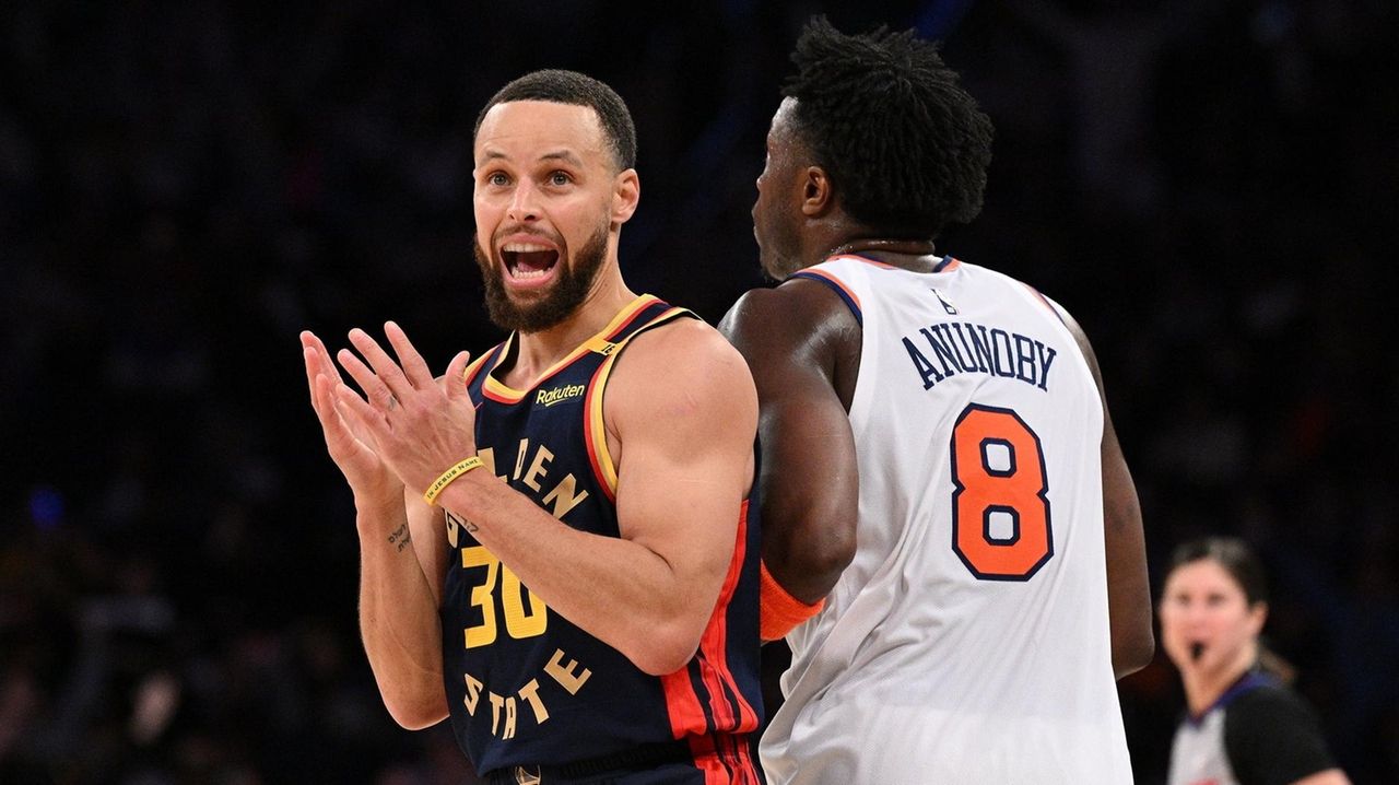 Knicks can't contain Steph Curry, fall to Golden State - Newsday