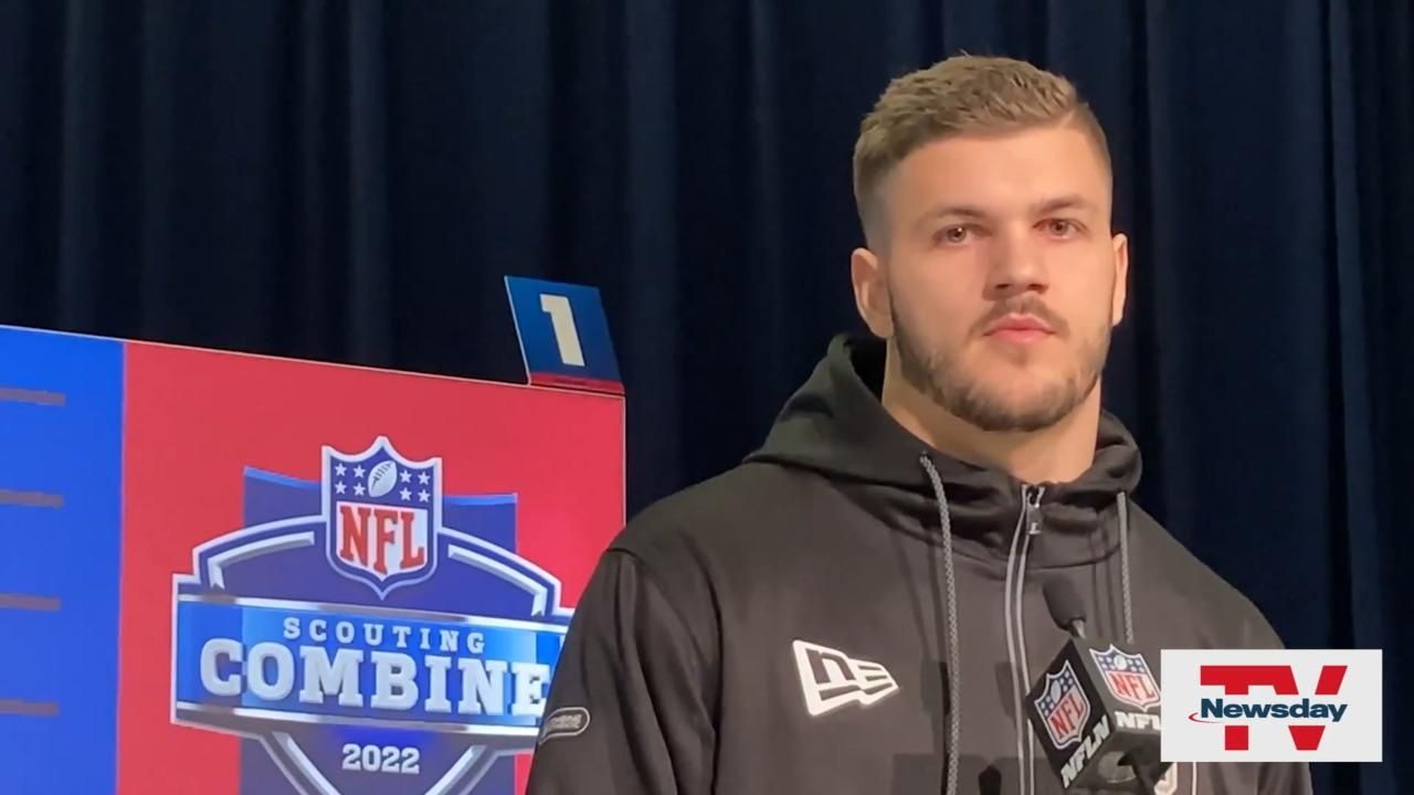 Jeremy Ruckert looking to prove doubters wrong at NFL Combine - Newsday