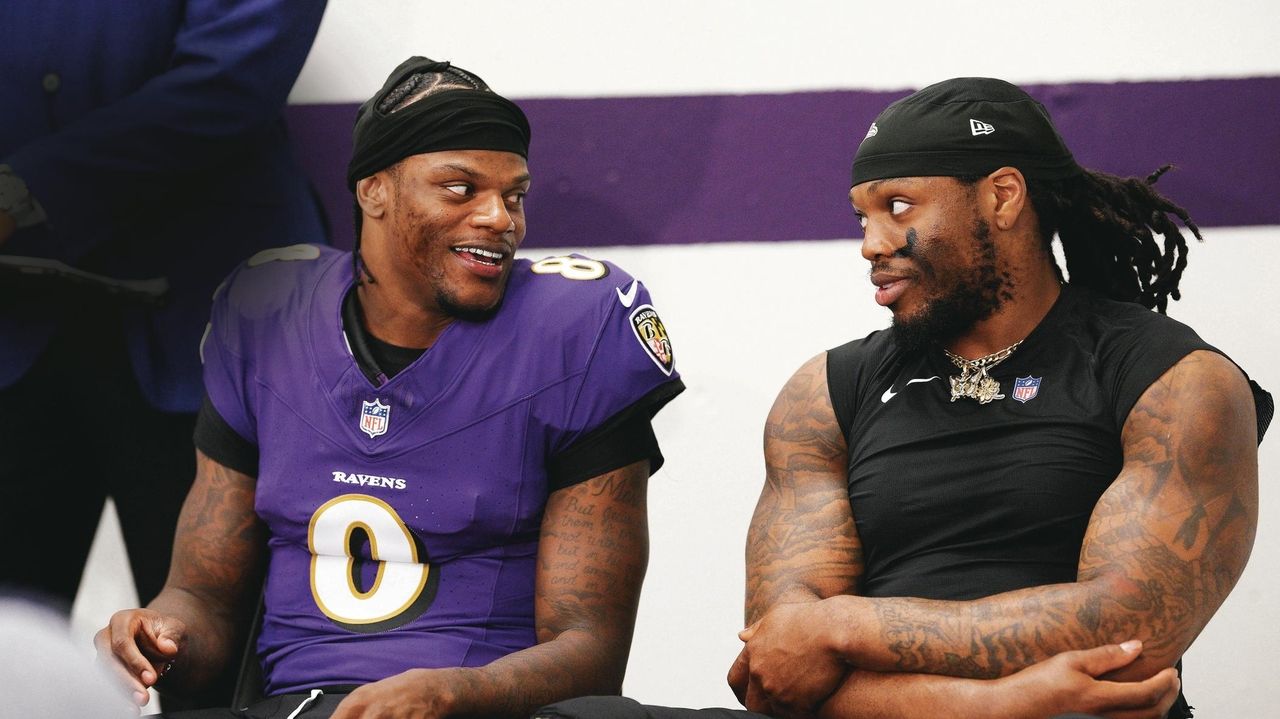 NFL midseason awards: Ravens duo in running for top awards, but Lions ...