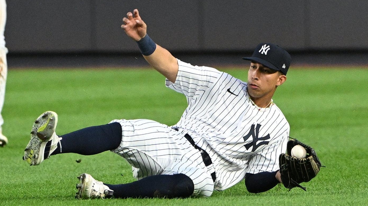 Yankees work out Oswaldo Cabrera at first base - Newsday