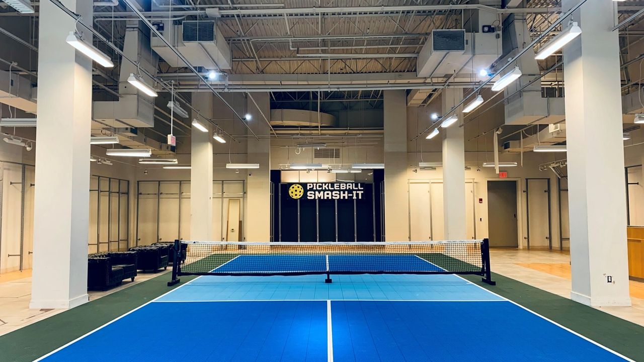 Indoor pickleball courts, rage room opening in Westbury mall - Newsday
