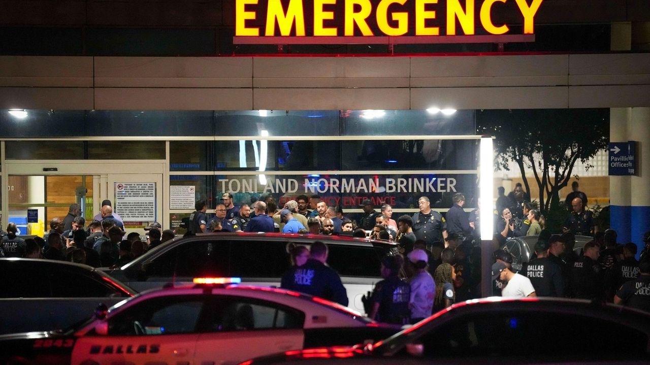 Dallas officer killed and 2 wounded by man who targeted police, chief says - Newsday