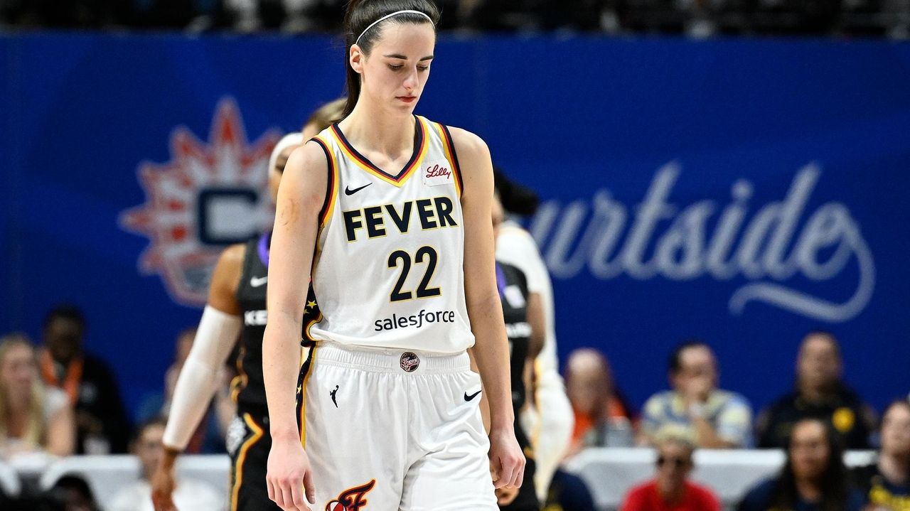Caitlin Clark finishes with 20 points and 10 turnovers as Fever fall to Connecticut in WNBA ...
