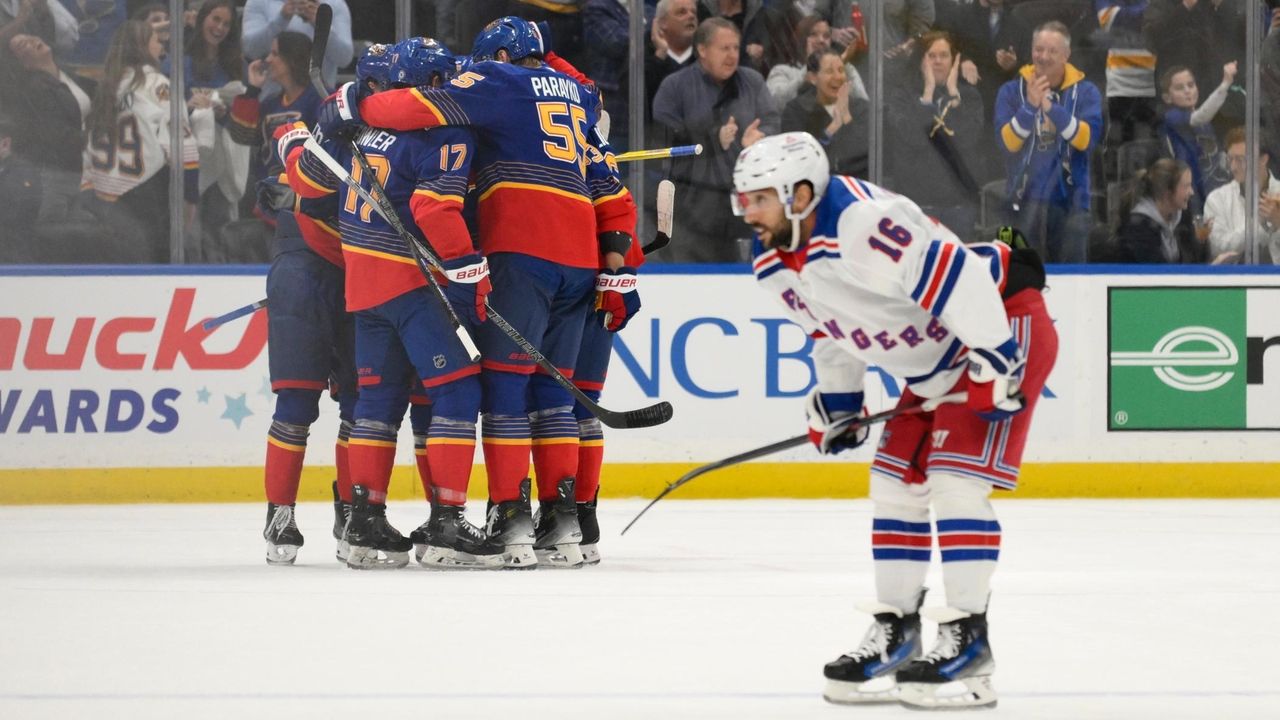 Rangers' rally falls short in St. Louis, Artemi Panarin sits out with ...