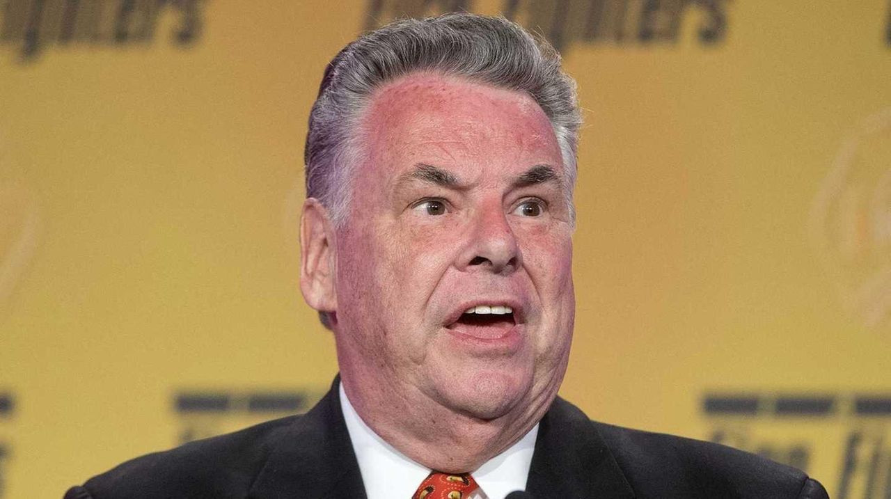 Rep. Peter King honored a teen-aged Todd Kaminsky in 1996 - Newsday