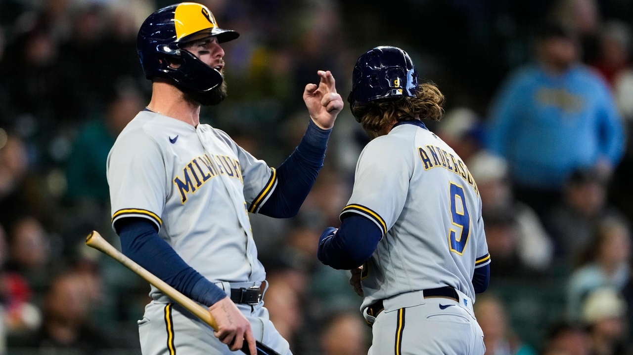 Turang drives in go-ahead run, Brewers defeat Mariners 5-3 - Newsday