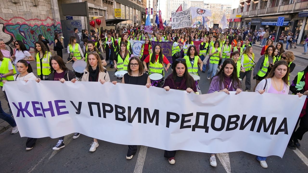 Female students mark International Women's day by leading protests in ...