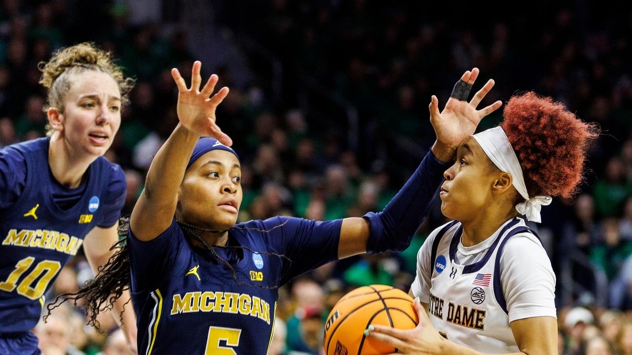 March Madness: Hannah Hidalgo scores 21 as No. 3 seed Notre Dame routs Michigan 76-55 in 2nd ...