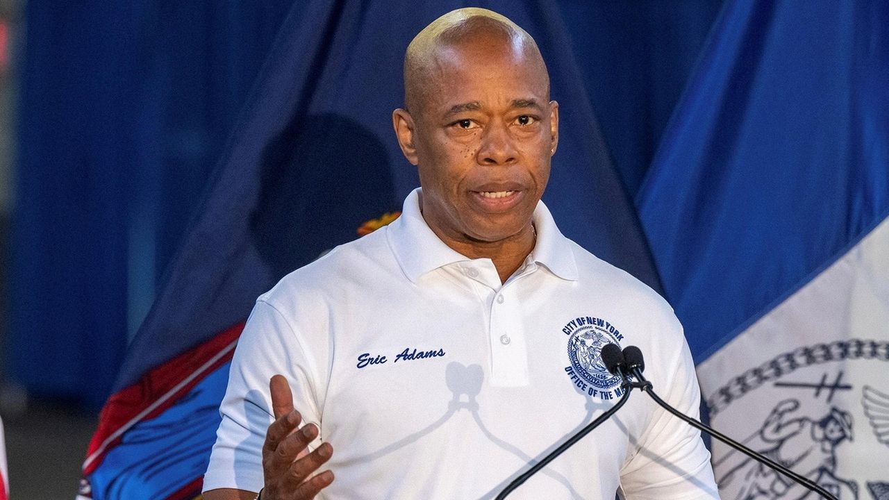Migrant crisis 'will destroy New York City,' Mayor Eric Adams says - Newsday