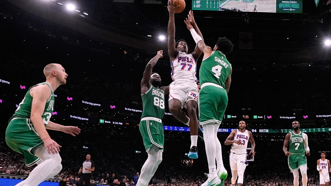 76ers rookie VJ Edgecombe scores 34 points in opener, most in NBA debut ...