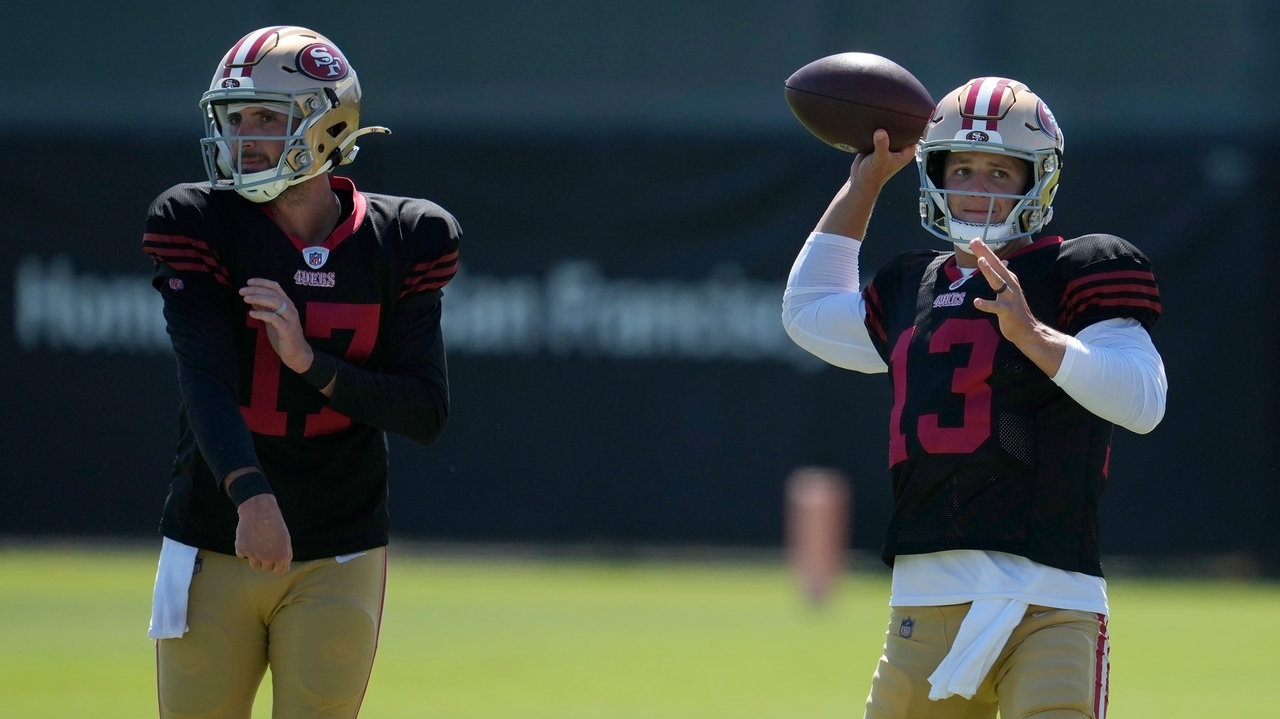 49ers QB Brock Purdy shows benefits of healthy offseason early in ...