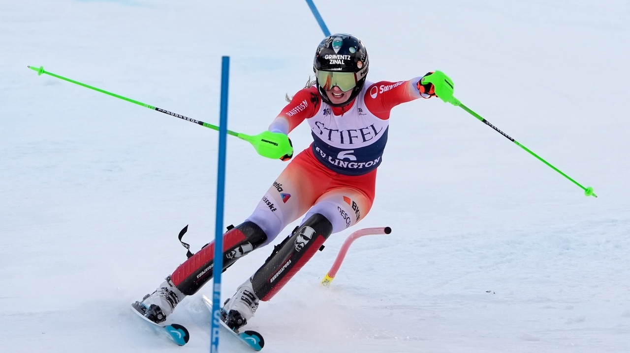 Swiss skier Camille Rast gets first World Cup win in slalom as Mikaela ...