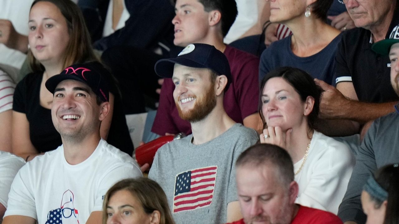 US water polo star cheered on by her husband at Paris Olympics as he ...