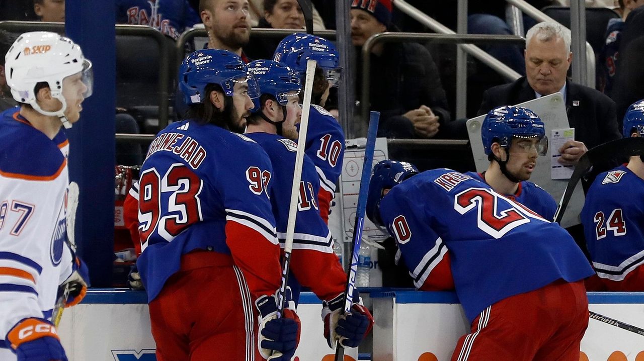 Rangers shocked by Oilers' third-period rally, lose in matinee - Newsday
