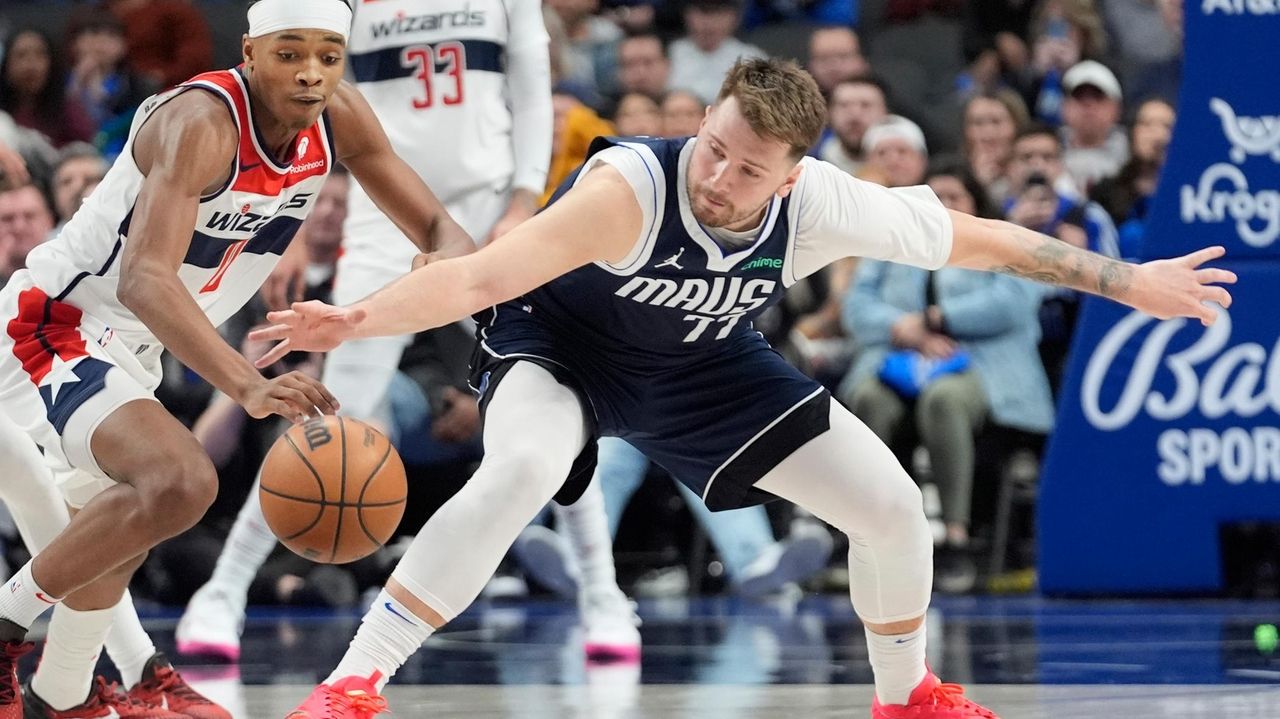 Luka Doncic records 10th triple-double of the season, leads Mavericks past Wizards 112-104 - Newsday