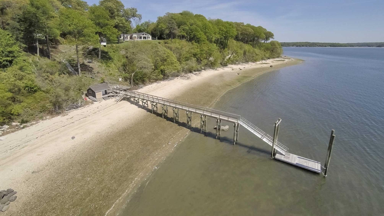 Eatons Neck waterfront house with dock, boathouse, listed at $3 million ...