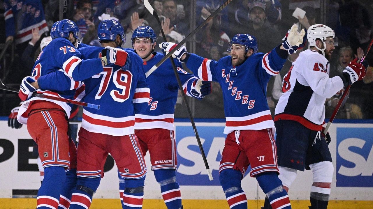 Matt Rempe's goal helps Rangers roll past Capitals in Game 1 at MSG ...