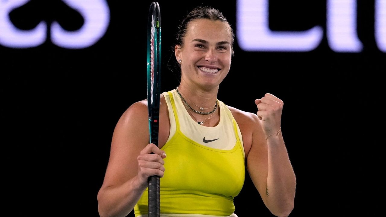 Aryna Sabalenka reaches the Australian Open semifinals as she seeks a third title in a row - Newsday