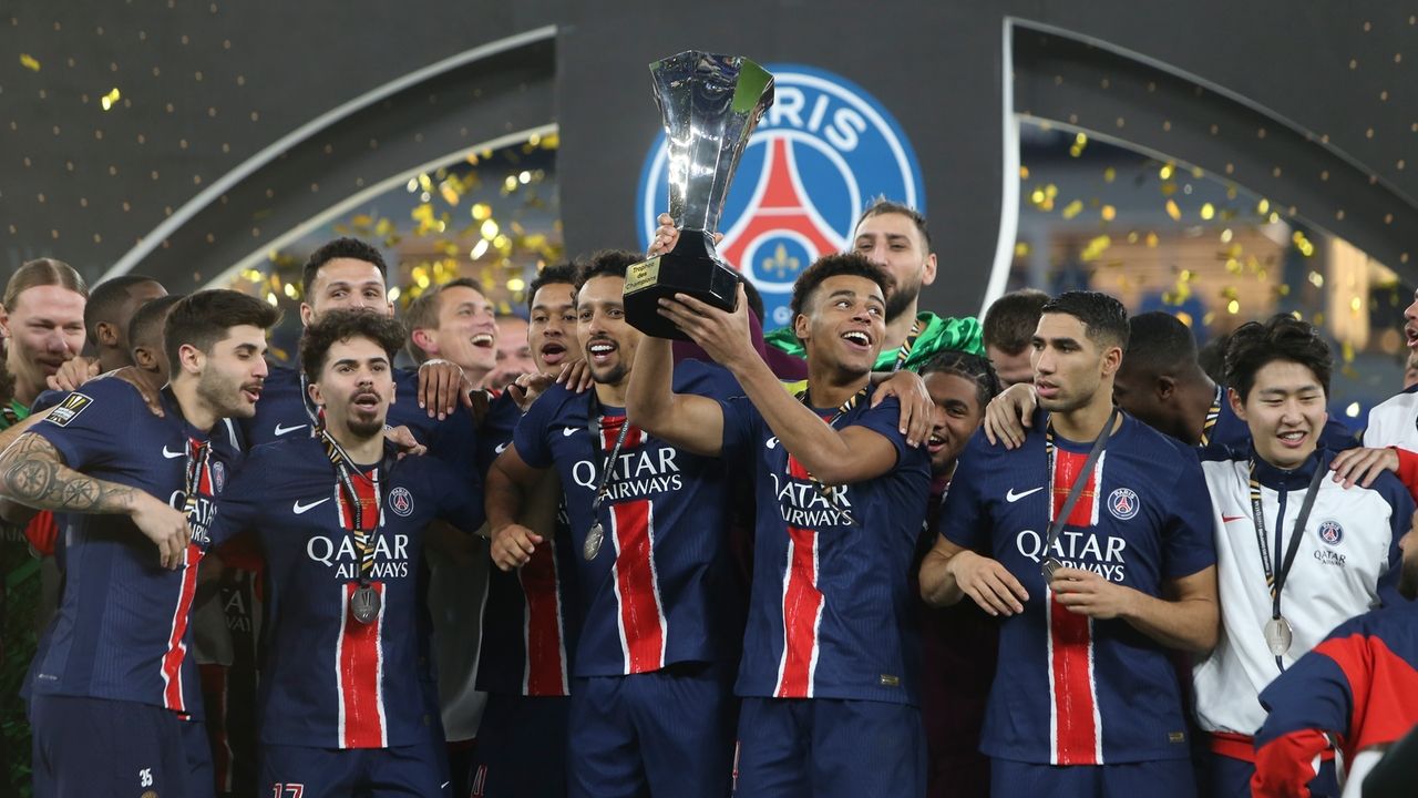 Dembélé scores last-gasp winner as PSG wins Champions Trophy, Marseille ...