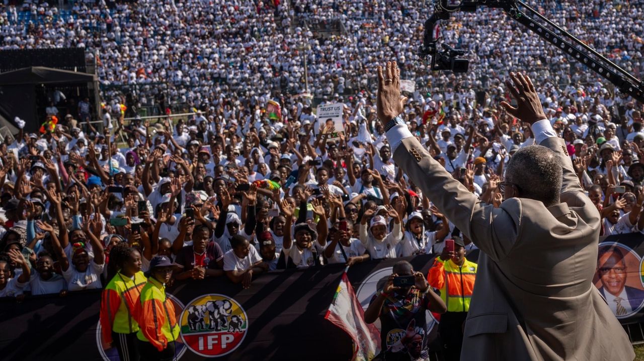 South Africa's IFP party says it will join a unity government, a step toward ending deadlock ...