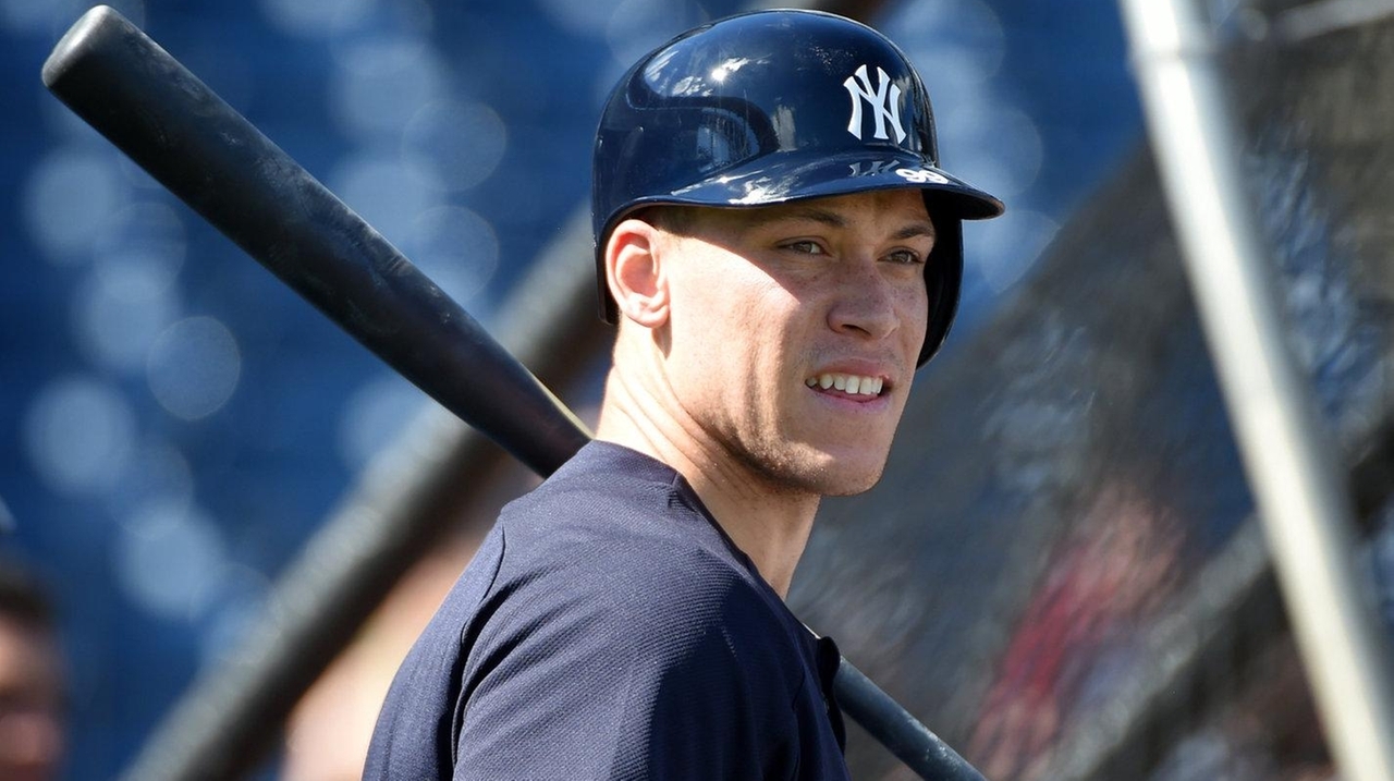 Aaron Judge to make spring training debut as DH Wednesday for Yankees ...