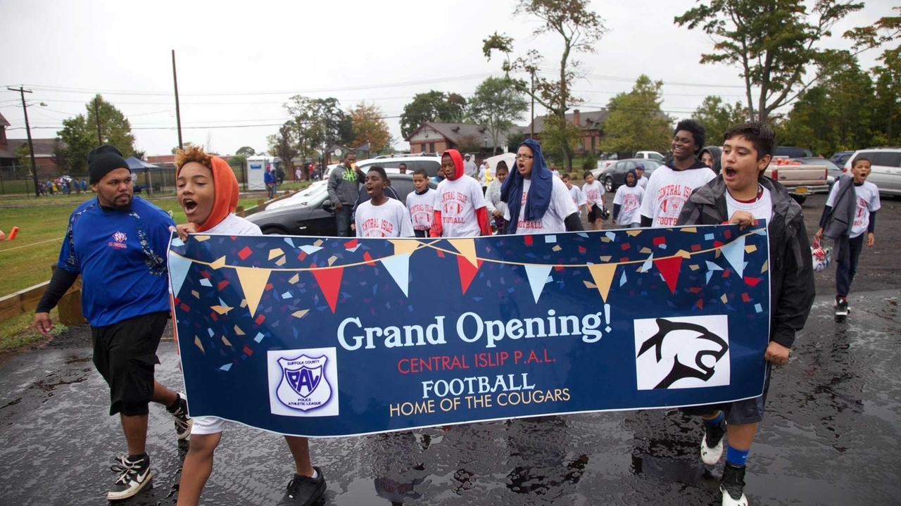 Central Islip PAL welcomes new multipurpose sports field - Newsday