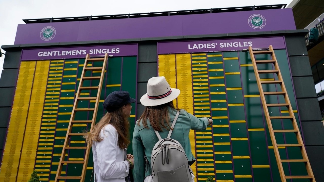 There was confusion at Wimbledon's draw when some names were placed in ...