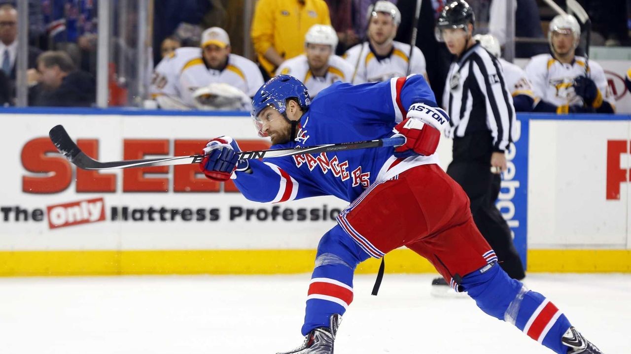Defenseman Kevin Klein isn't close to returning to the Rangers' lineup ...