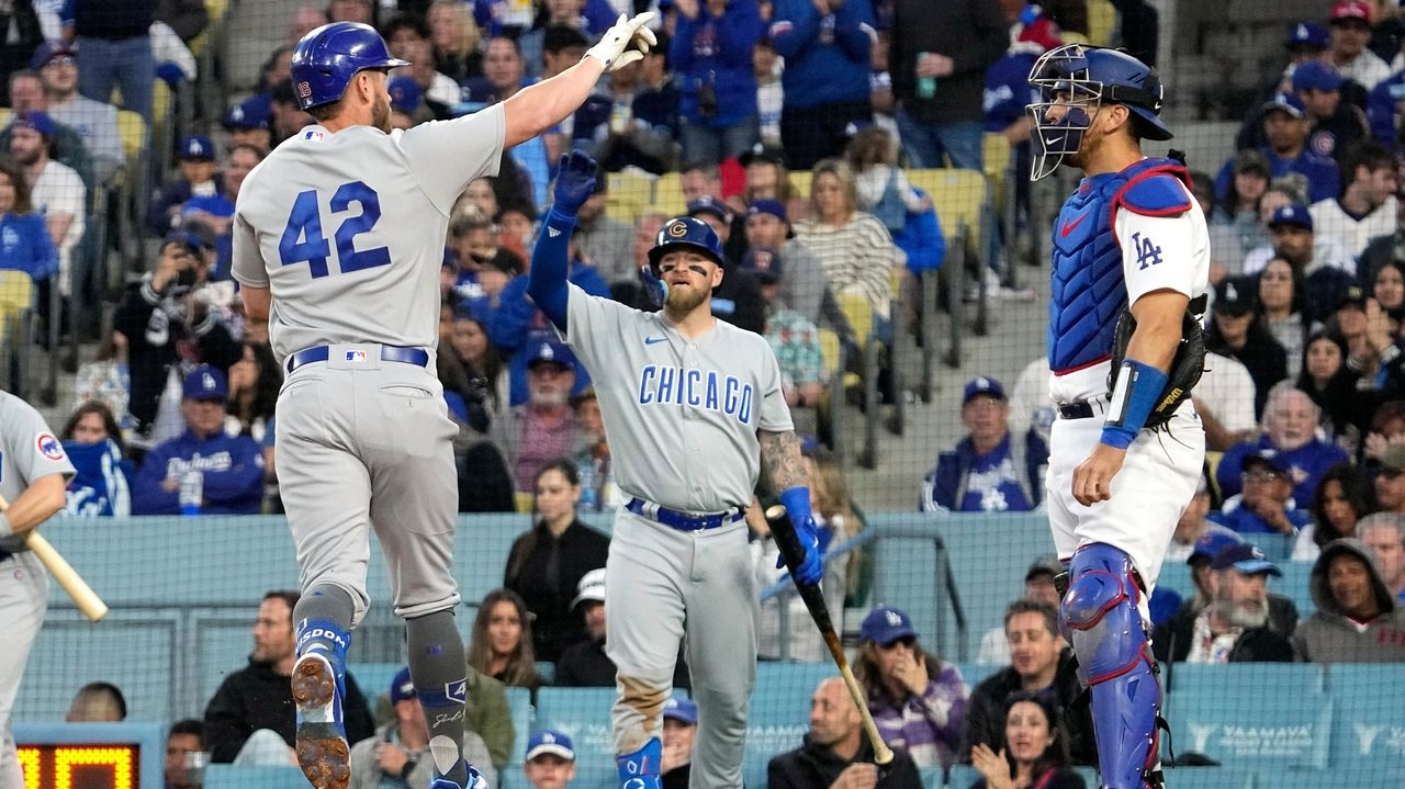 Peralta, Dodgers come back for 2-1 win over Cubs - Newsday