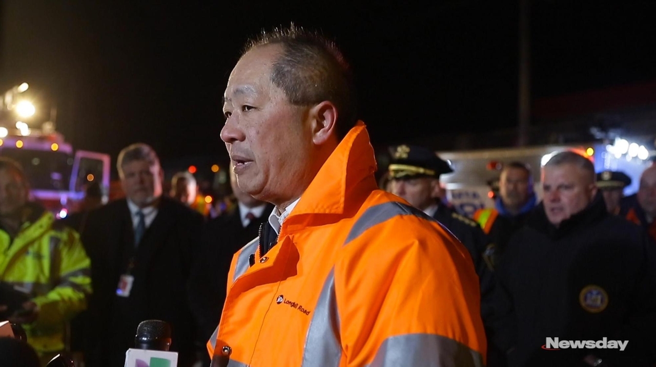 LIRR president Phillip Eng speaks about fatal LIRR crash - Newsday