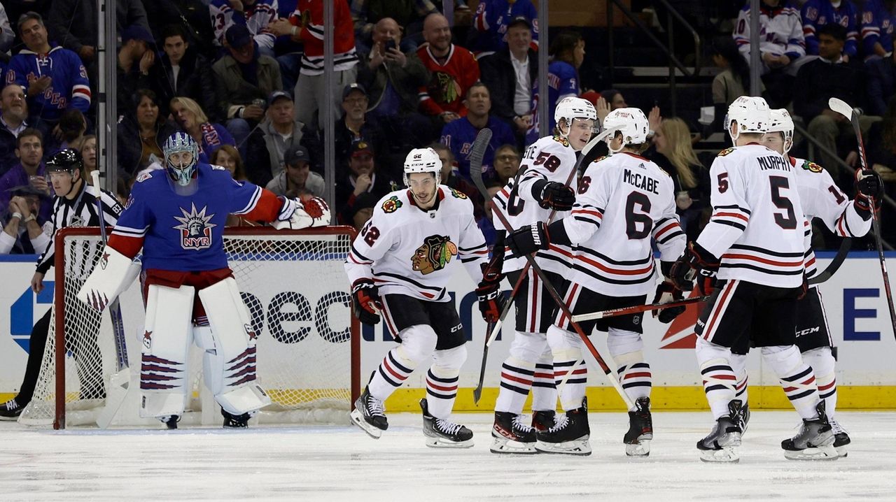 Listless Rangers lose again at home, this time to lowly Chicago - Newsday