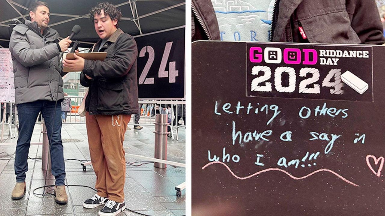 Good Riddance Day celebrated in Times Square by wiping the slate clean ...