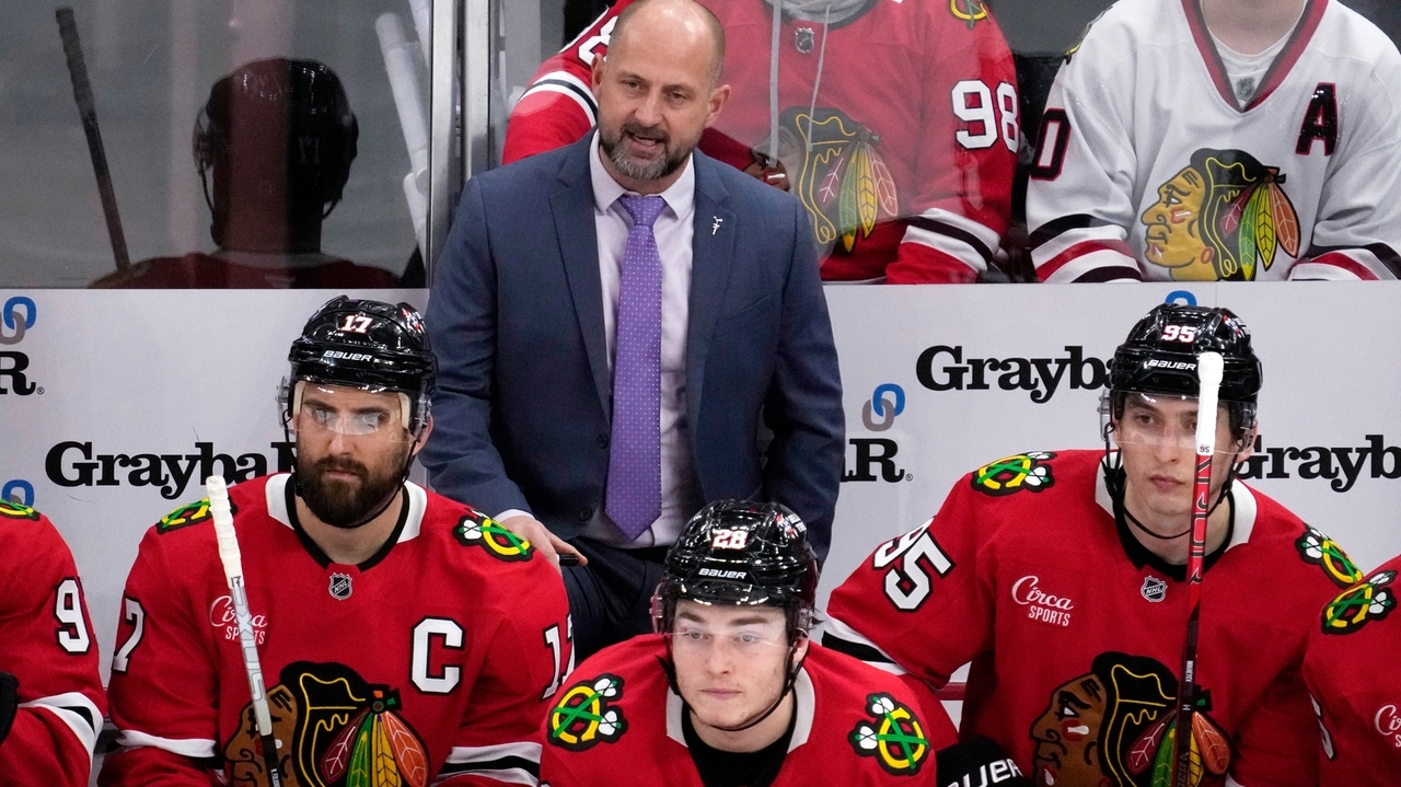 Blackhawks GM Kyle Davidson thinks help is on the way as the NHL team ...