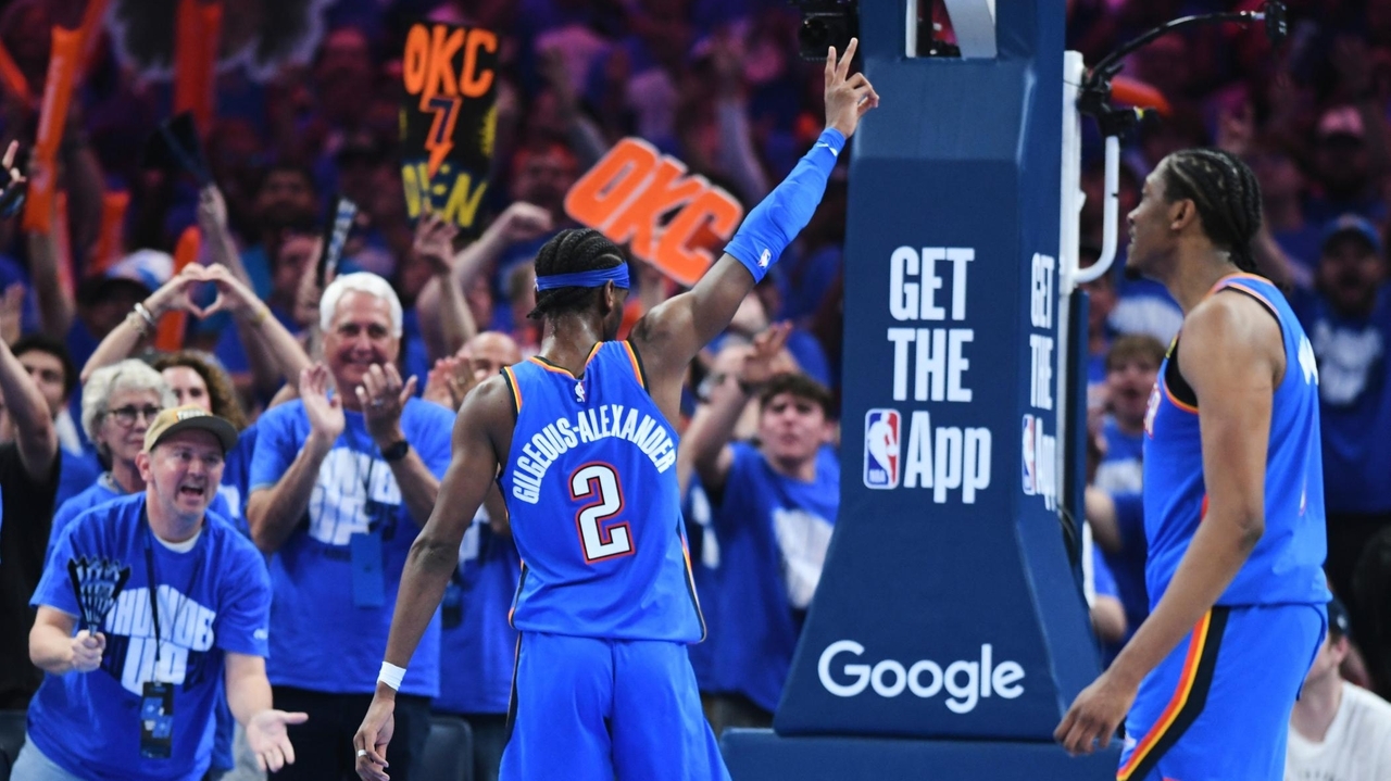 Shai Gilgeous-Alexander sheds stoic approach as he leads Thunder to ...