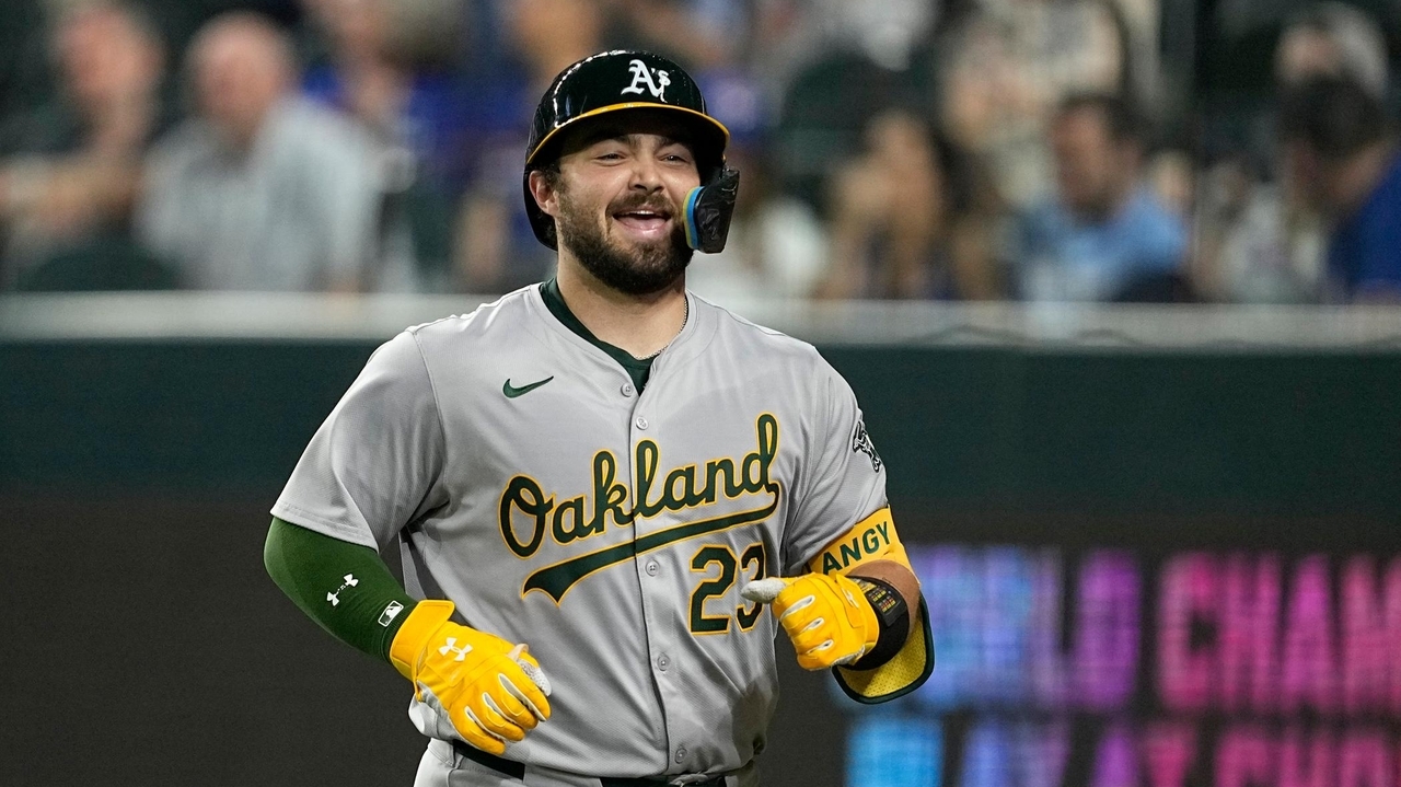 Shea Langeliers has 3-homer game, first for Athletics starting catcher ...