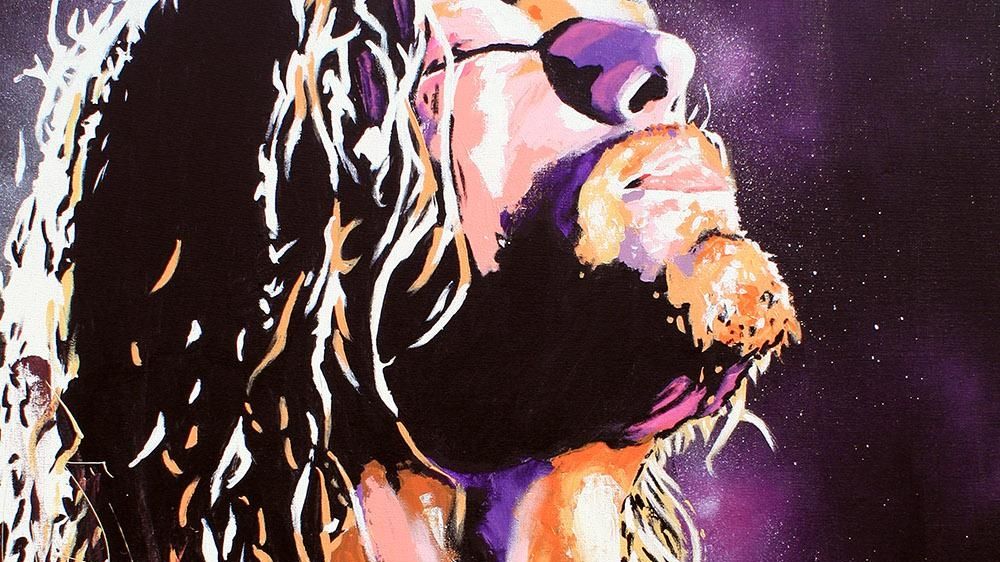 Rob Schamberger, the pro wrestling portrait artist - Newsday