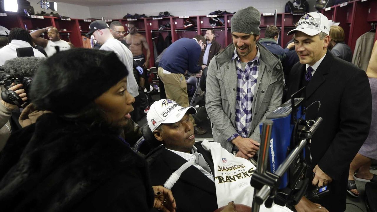 O.J. Brigance inspires Ravens as he battles Lou Gehrig's disease - Newsday