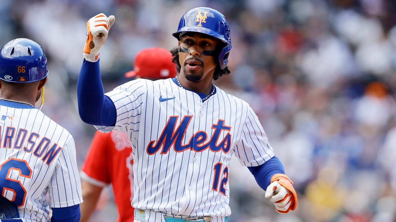 Mets sweep Angels to move back into first place as Francisco Lindor and Pete Alonso break out of ...