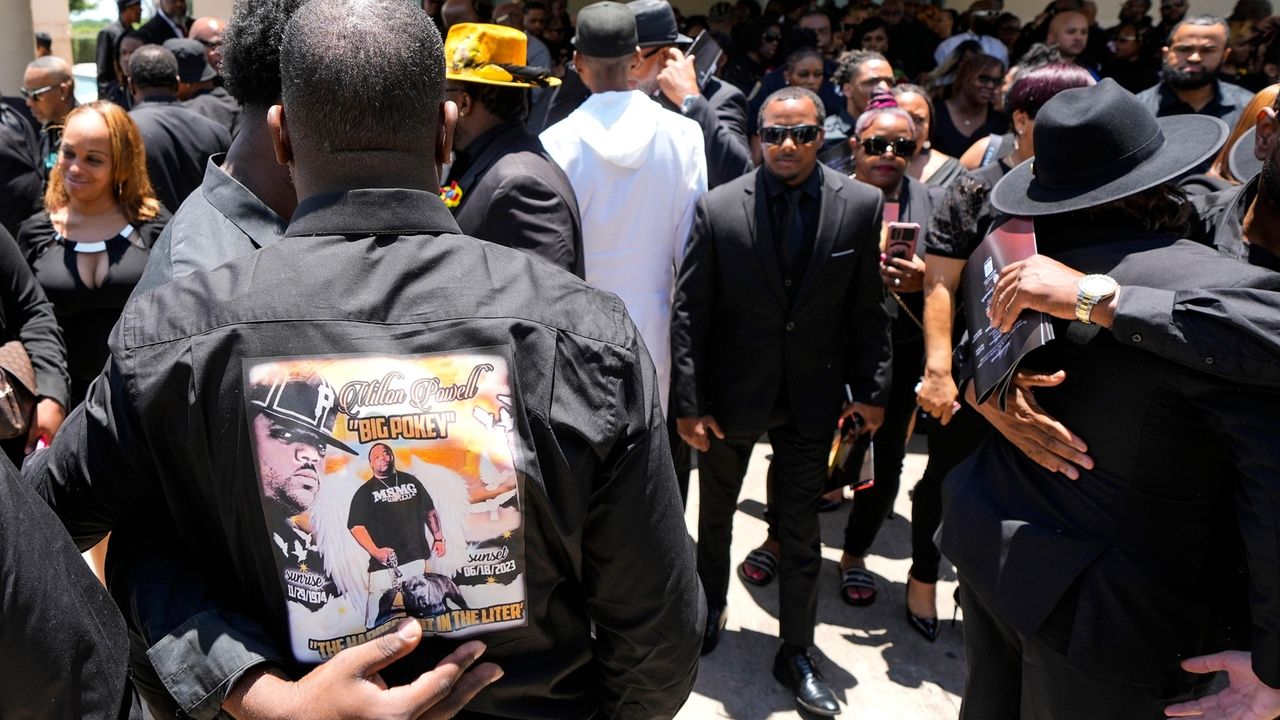 Friends and family gather for the funeral of Houston rapper Big Pokey ...