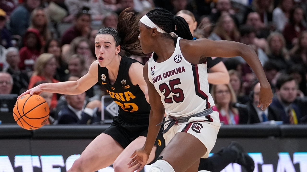 Clark, Iowa end perfect South Carolina season in Final Four - Newsday