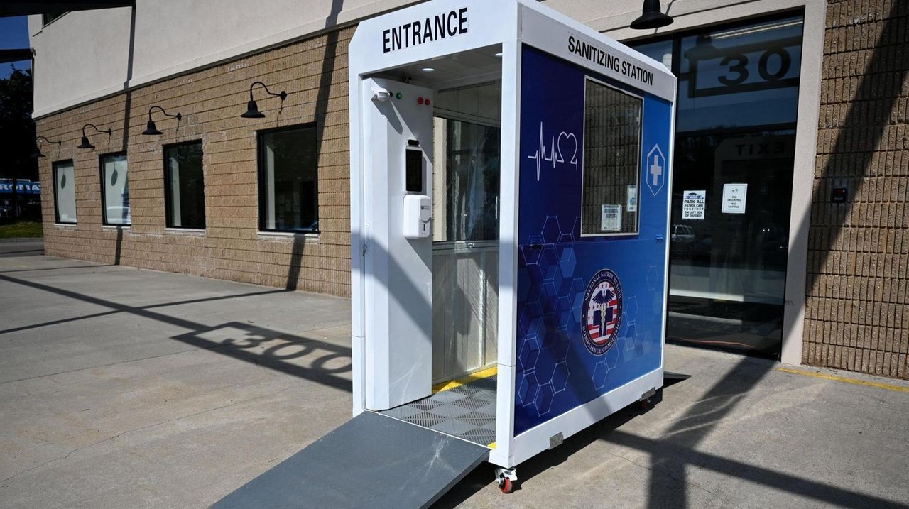 LI firm's walk-through 'mist station' sprays you with disinfectant ...