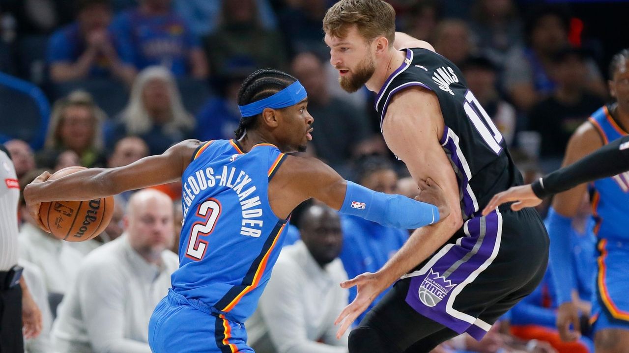 Gilgeous-Alexander scores 40 as Thunder top Kings; Sabonis' double-double streak ends at 61 ...