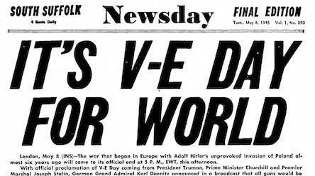 From the archives: Newsday covers from World War II - Newsday