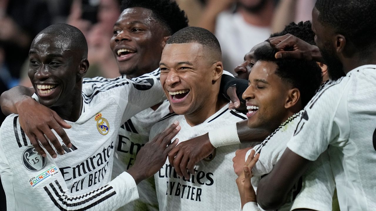 Mbappé hat trick for Real Madrid dumps Man City out of Champions League. PSG and Dortmund ...