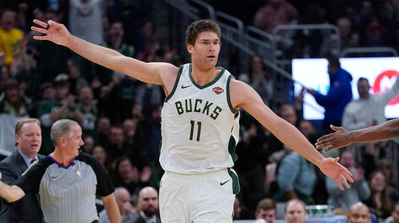 Former Nets center Brook Lopez has gone deep into three-point shooting ...