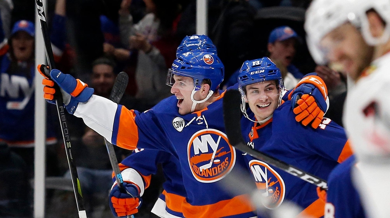 Devon Toews' first NHL goal gives Islanders overtime win over ...